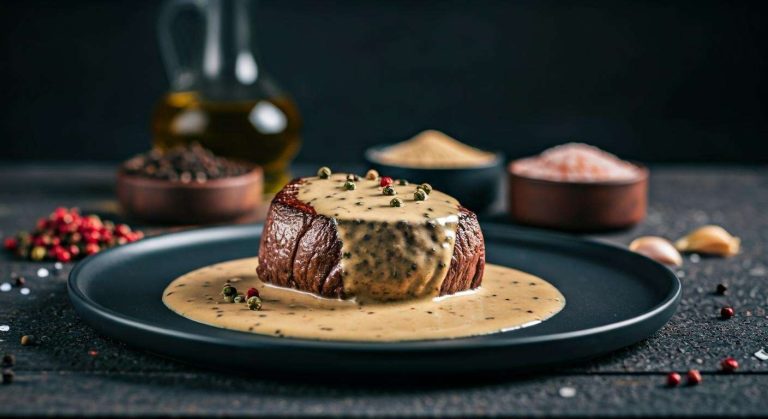 Pavé de rumsteak : recette savoureuse à la sauce au poivre